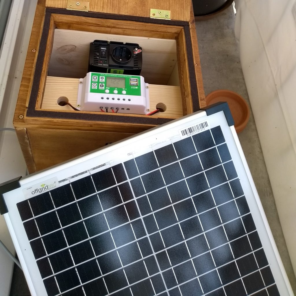 Solar Akku Energiespeicher und Wechselrichter